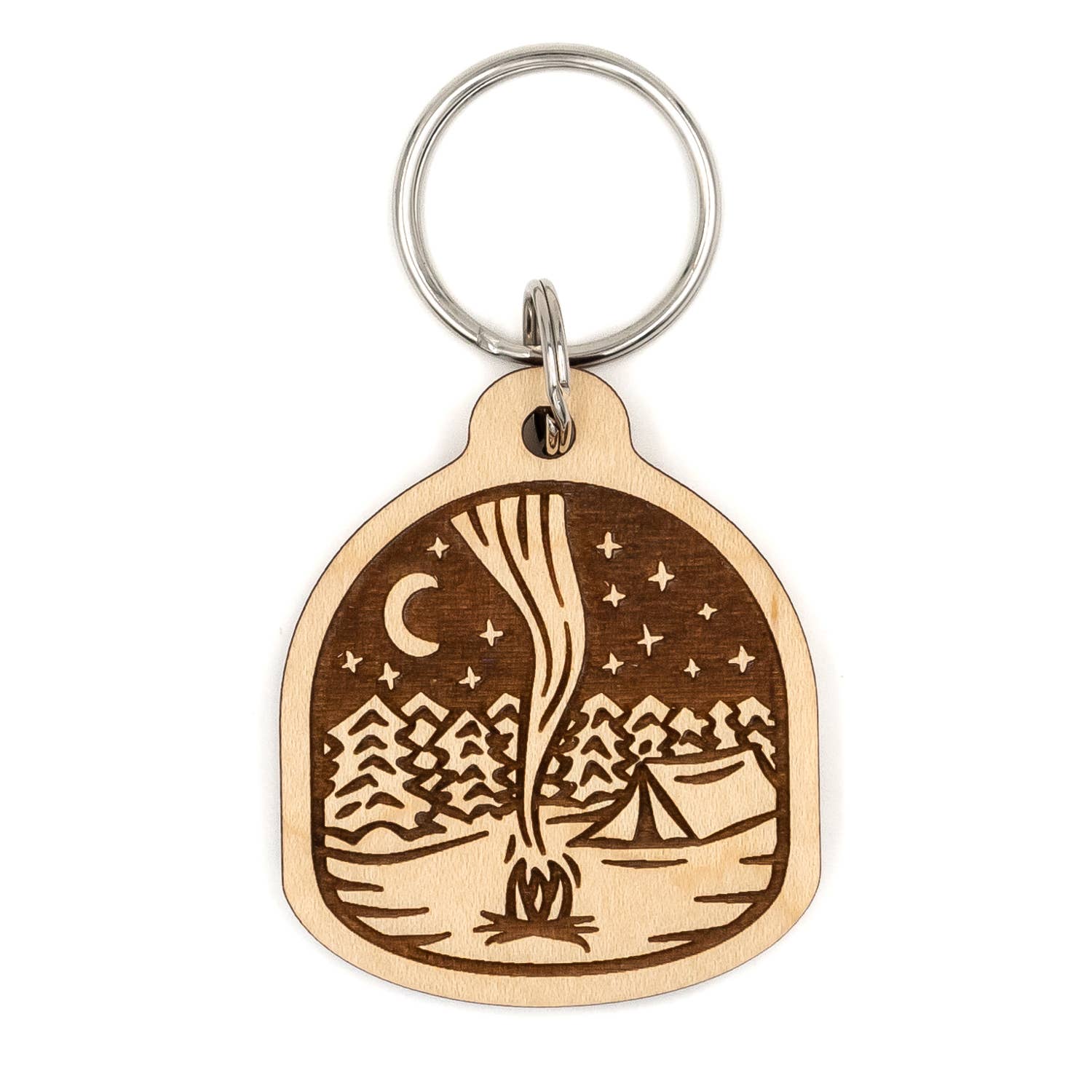 Campfire Wood Keychain | Nacho Overland & Outdoor